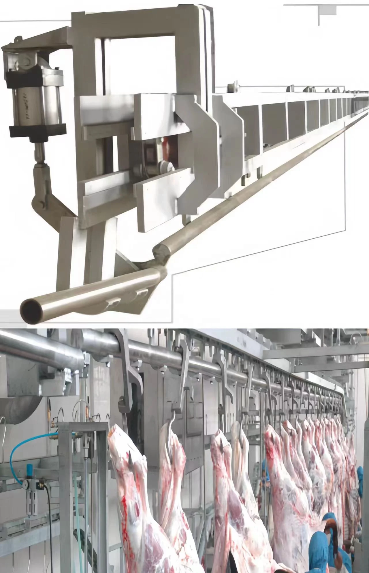 Cattle Carcass Automatic Convey Rail Cattle Slaughterhouse Machinery ...