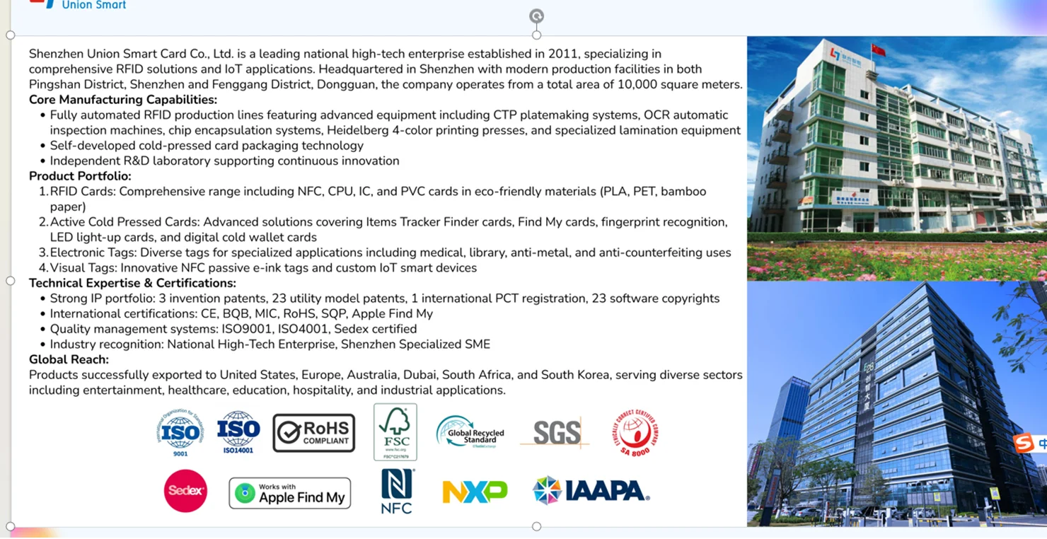 Custom Printed NFC Smart Cards with NXP NTAG424 DNA Chip