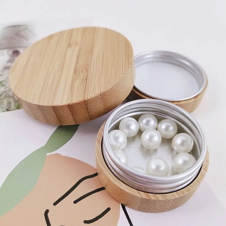 Customized Bamboo Tin - Perfect for Skin Care & Cosmetics
