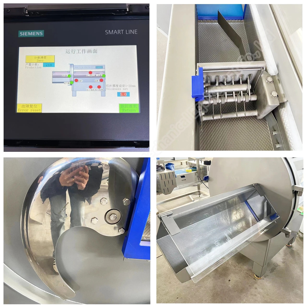 Industrial Bacon Slicing Machine Frozen Meat Bacon Slicer Machine ...