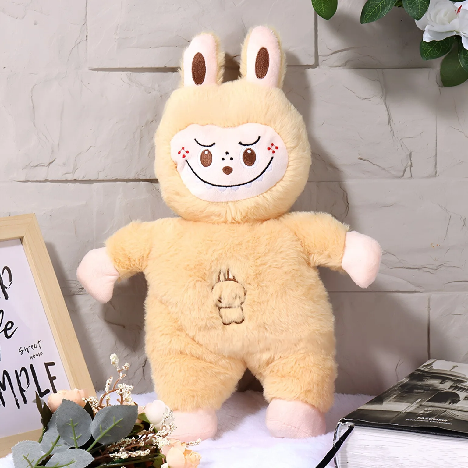 New Breathing Labubu Baby Animals Plush Toys Kids Sleeping Appease ...
