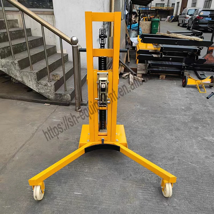 DTF450 Pedaled Hydraulic Drum Lifter - 1 Ton Capacity