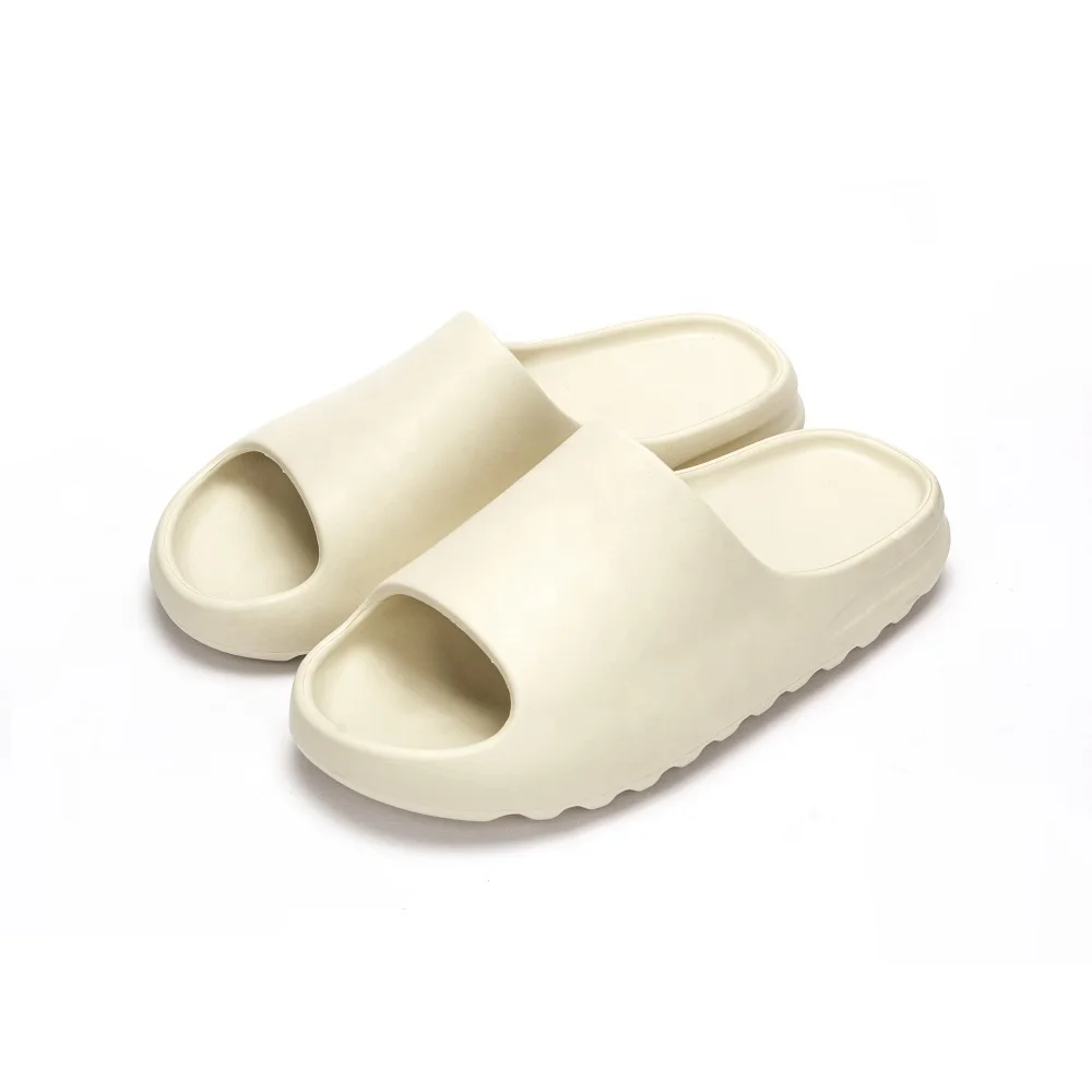 Pure Color Thick Soles Boat One Piece Slides Outdoor Eva Slippers ...