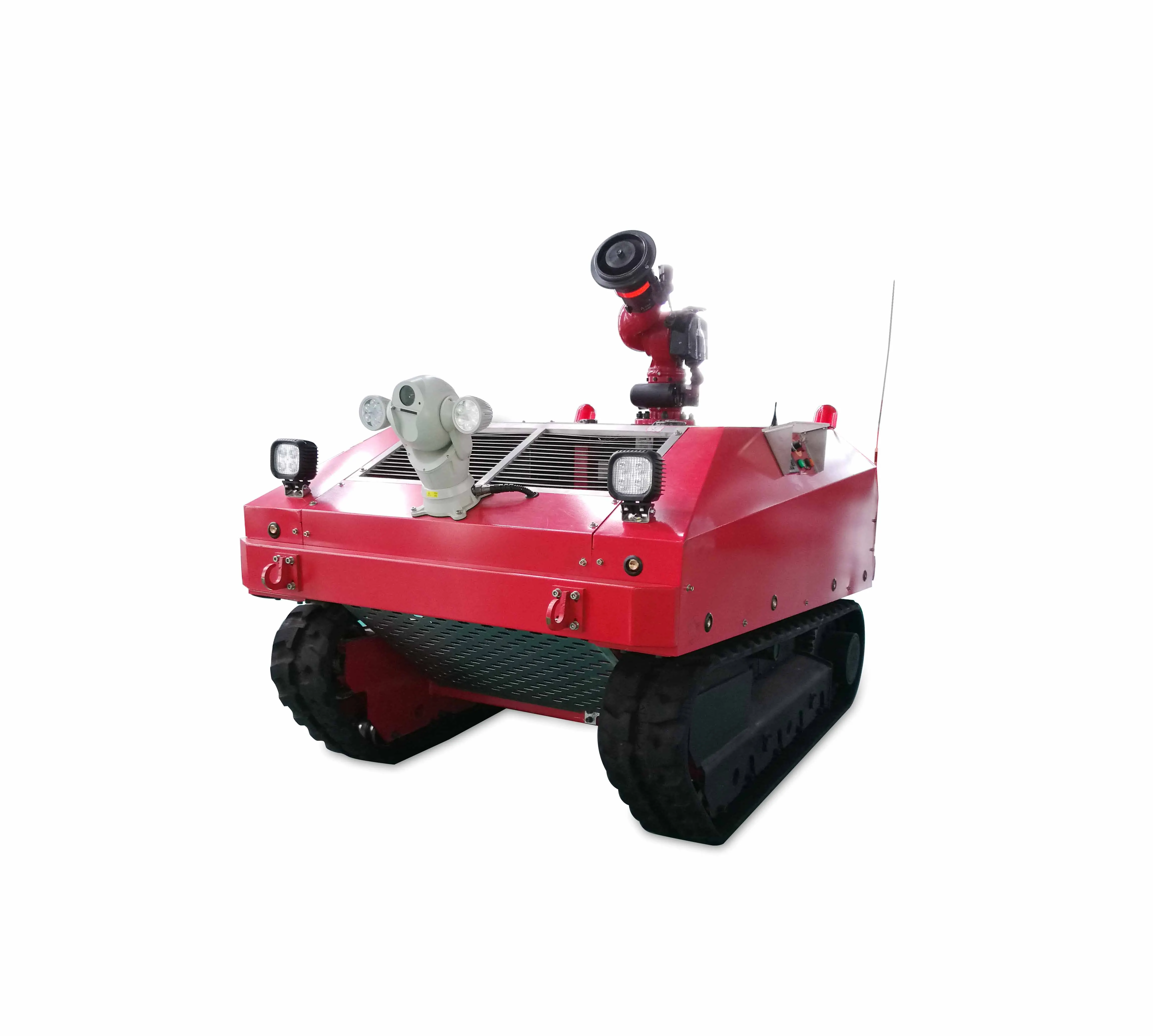 Crawler Type Fire Robot for Firefighter Use Firefighting Extinguisher ...