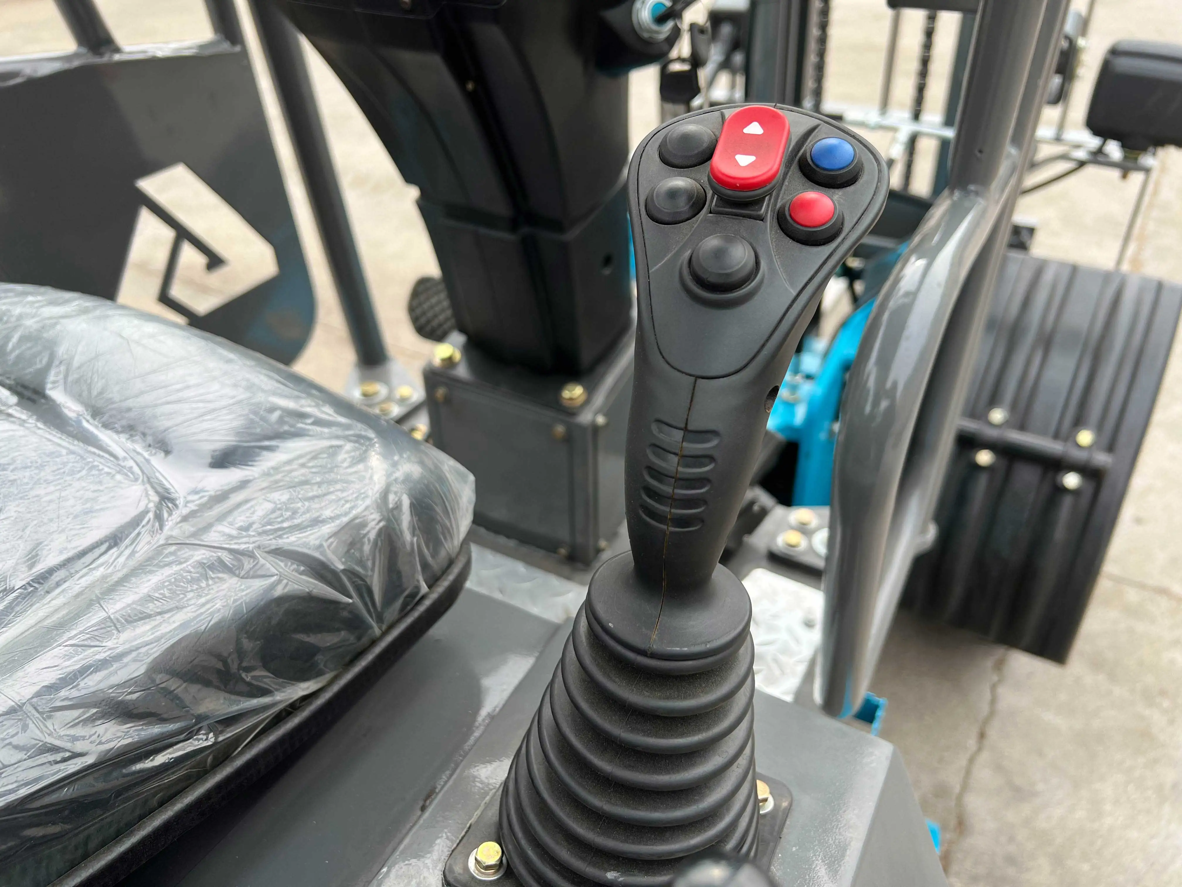 Aolite Fl12 Electric Forklift Loader Electric Mini Front End Compact ...