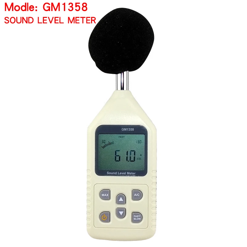 Gm1358 Portable Accurate Mini Frequency Sound Level Meter Noise Level ...