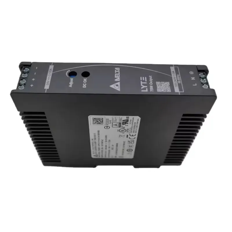 Delta Switching Power Supply 75W 24V LYTE DIN Rail Power Supply DRL ...