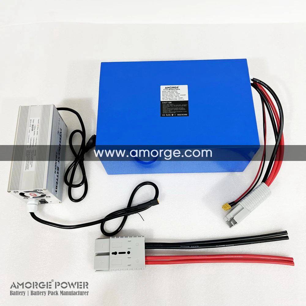 AMORGE 96V 40AH Lithium Battery Pack - High Capacity & Current