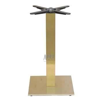 Indoor Outdoor Metal Square Table Base Custom Table Leg Adjustable Cast ...