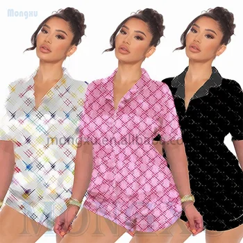 2023 Designer Silk Pajamas Sets Lounge Wear Pyjamas Famous Brand Women ...