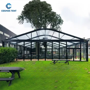 Aluminum Frame Glass Wall Marquee 20x30m Wedding Event Party Tents ...