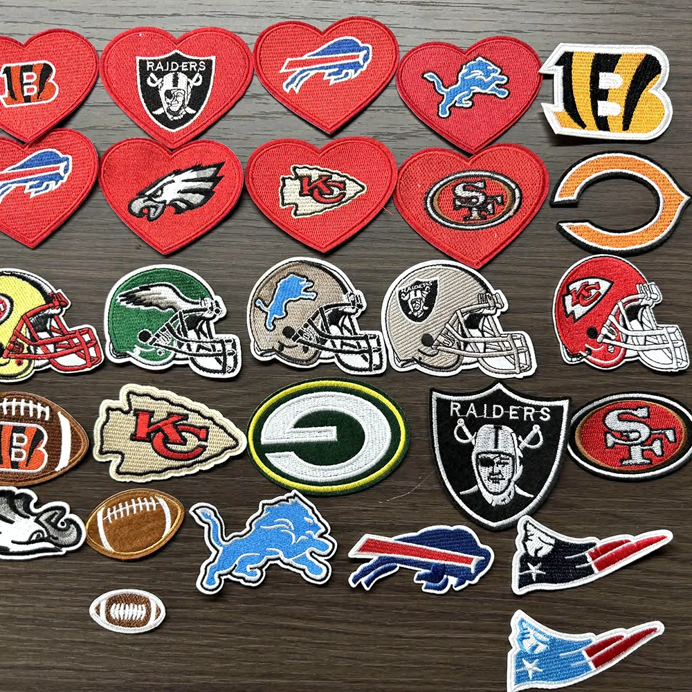 Custom Game Day Embroidered Patches - Iron-on Options