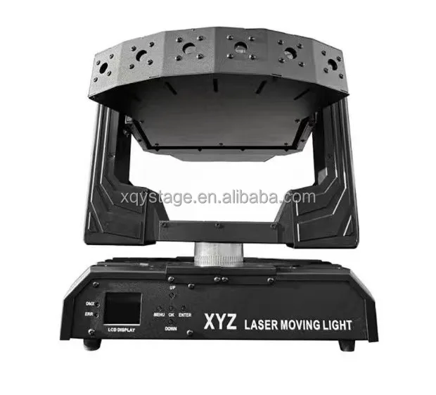 6 Eye RGB Laser Moving Head Light - DMX512 Controller for DJ Stage ...