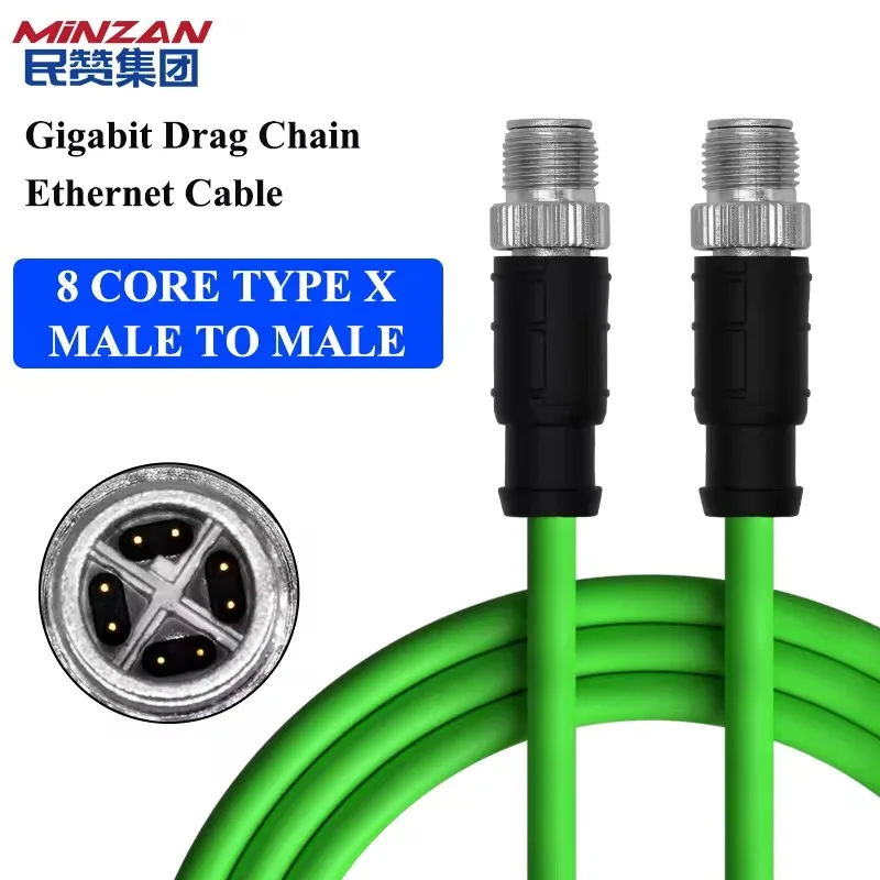 Rj45 To M12 X A Coded M12 X Coded Industrial Ethernet Cable Industrial ...