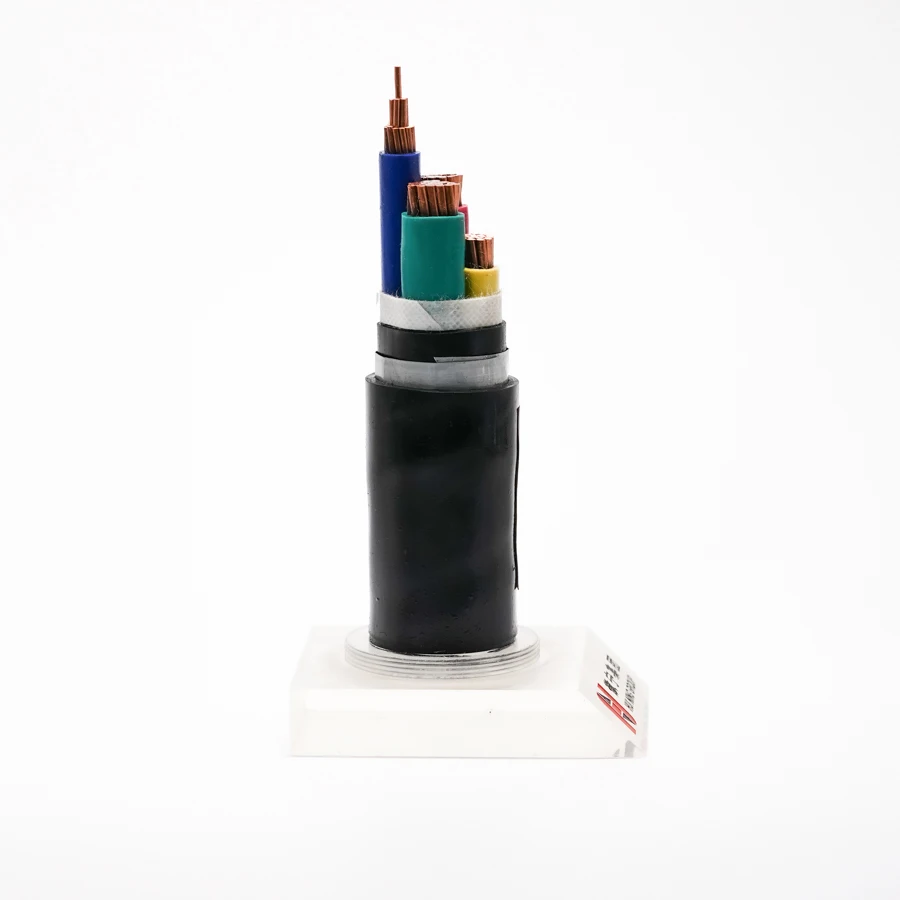 Excellent 3-Phase XLPE Insulated PVC Sheath Armoured Low Voltage 3C+1 Electric Cable for Power ...
