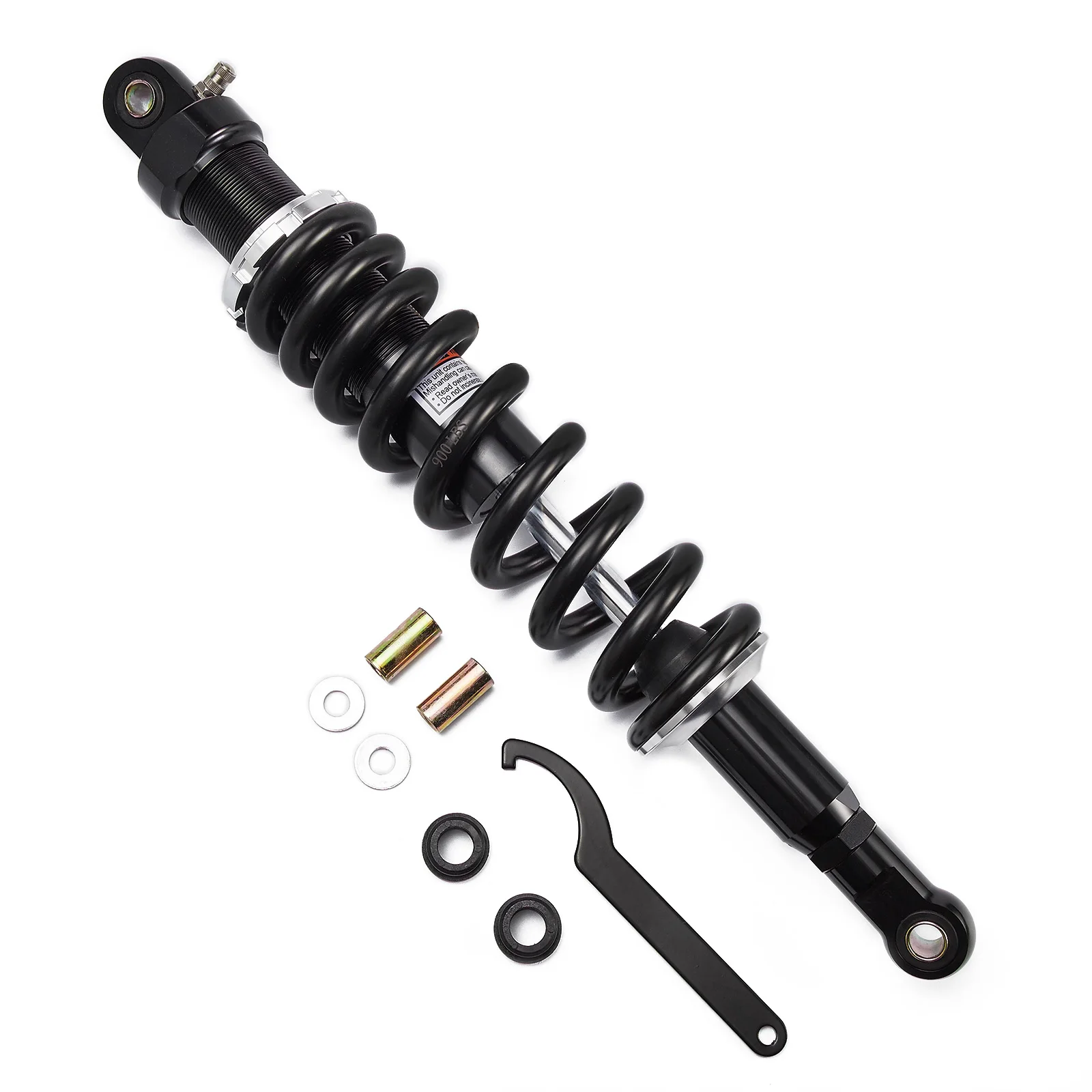 Spring 12mm Motorcycle Air Shock Absorber Rear Suspension 420mm 430mm ...