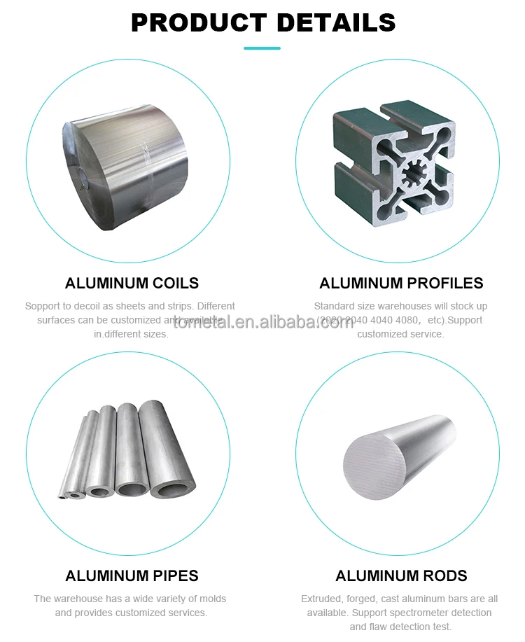 2a11 2024 3003 5052 5083 6061 6063 7075 Aluminum Bar High Quality Aluminium Rod Extruded ...