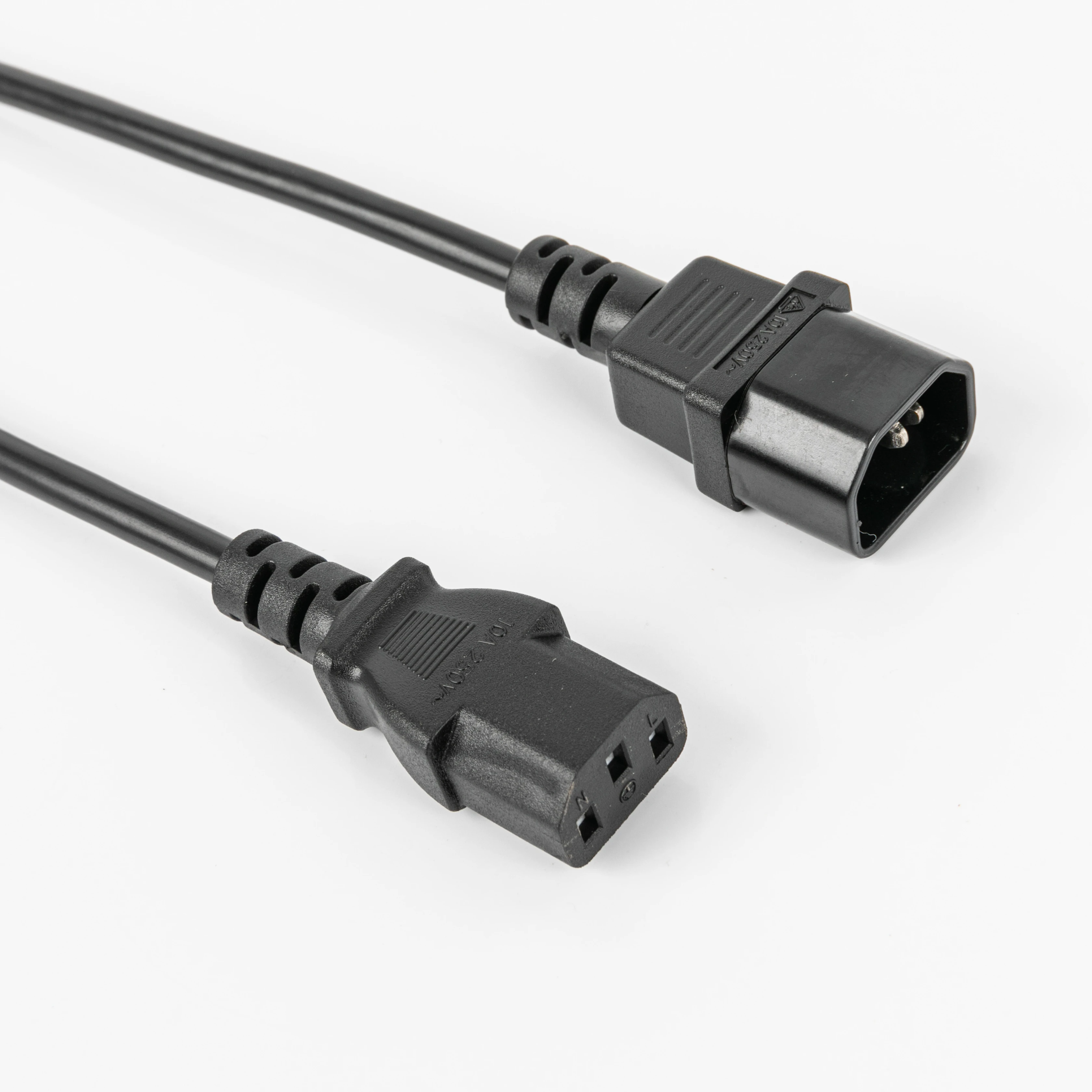 VDE ETL16A IEC C13 C14 Extension Cord 250V 3 Pin Plug Color Power ...