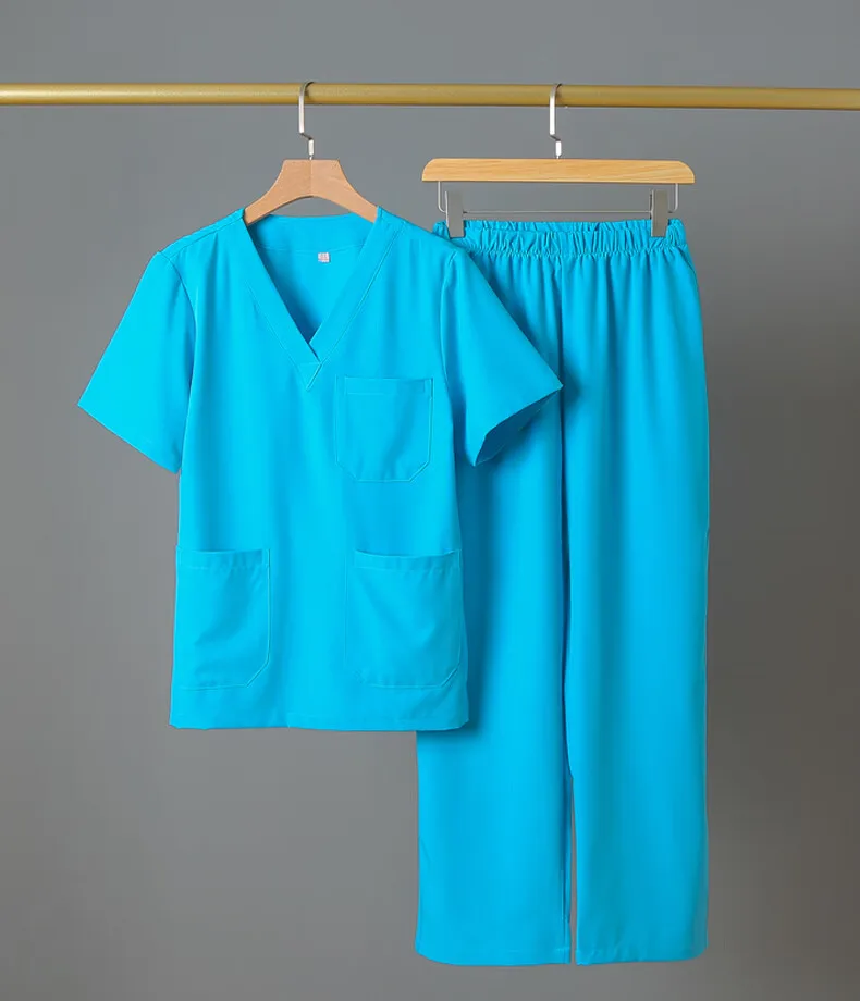 Factory Custom Athletic Nursing Scrubs Uniforms Sets Spandex Medical ...