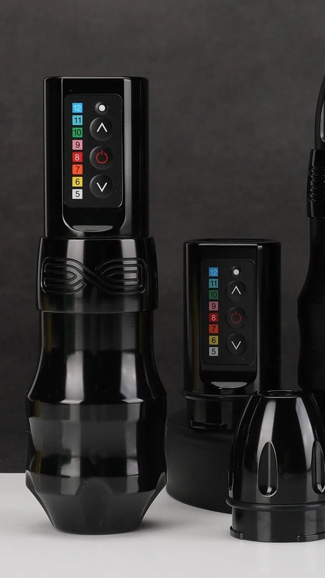 Electric Digital Eyebrow Tattoo Gun Fk Irons Exo Wireless Rotary Tattoo ...