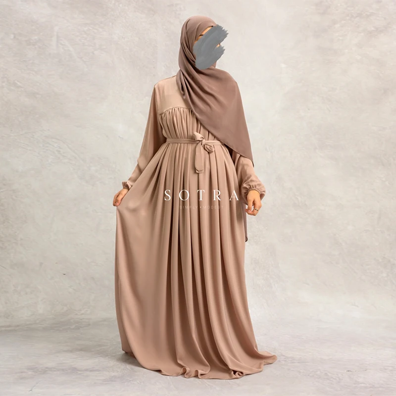 Traditional Long Sleeves Women Dubai Islamic Prayer Robe Ethnic Clothin ...