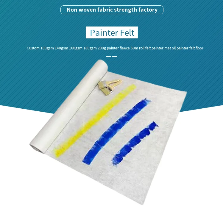 Fire Retardant Painter Felt with PE Coating for High Safety ...