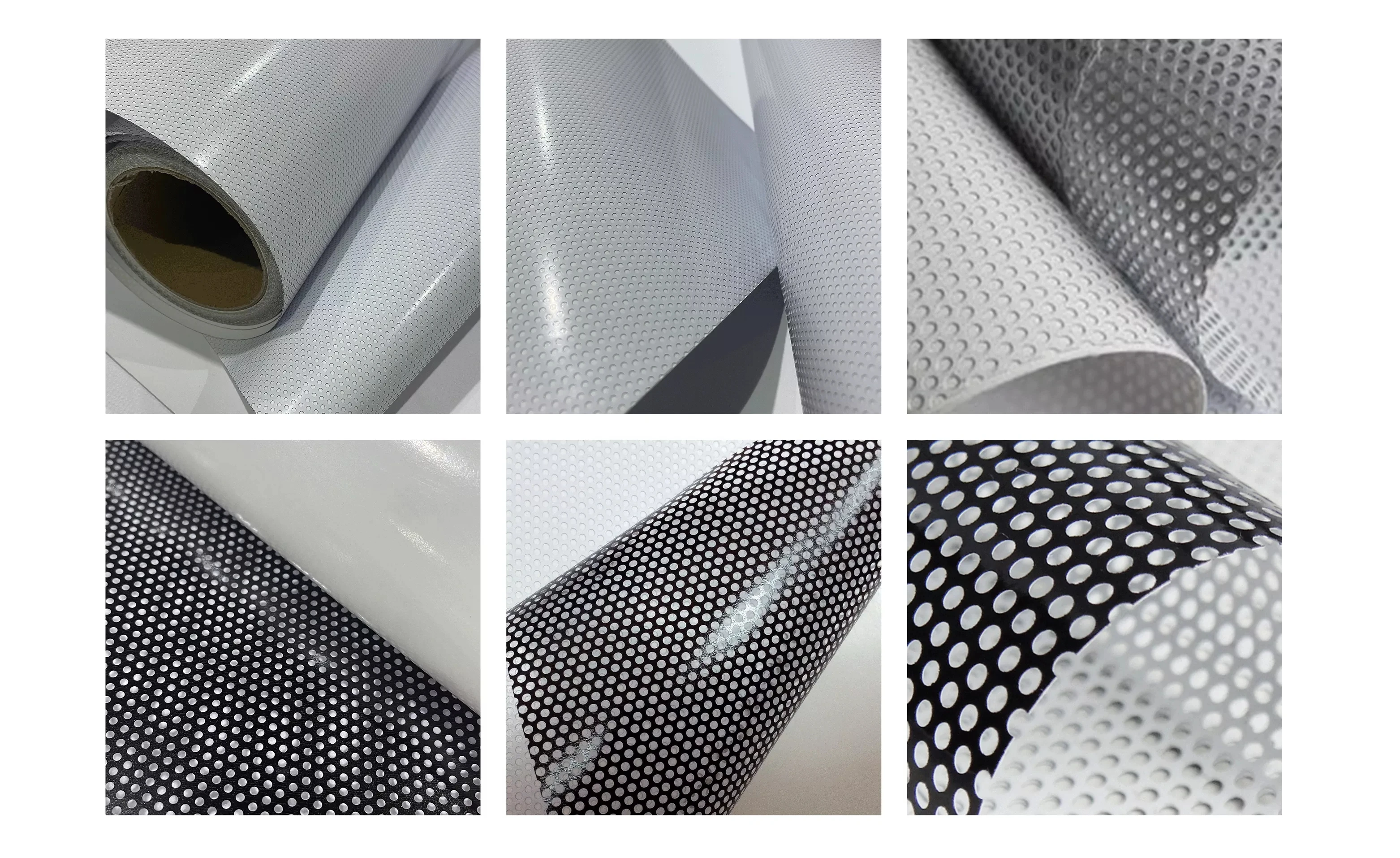Printable Perforated Vinyl Building Window Film Heat Rejection 140g Pvc ...