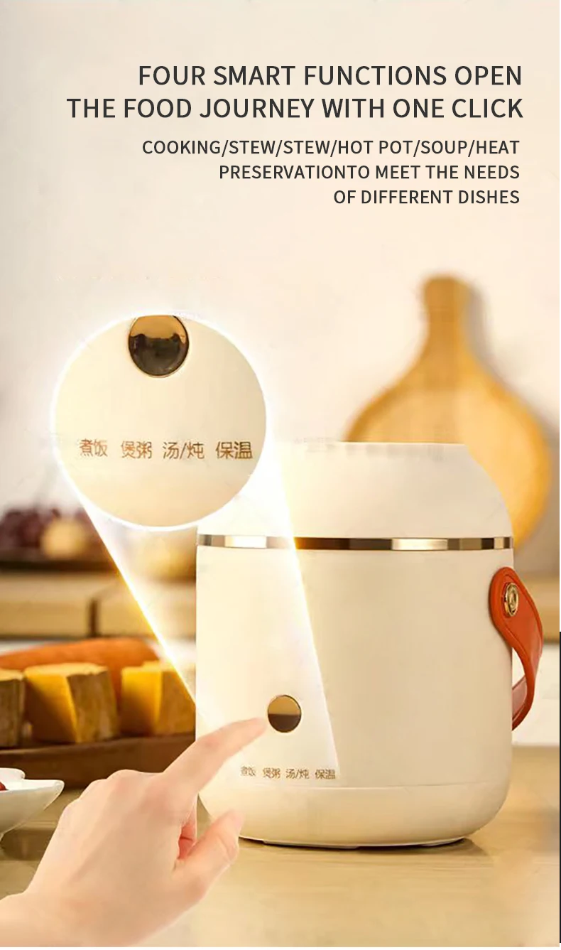 Household Electric Small Food Steamer Mini Size Hot Pot Portable ...