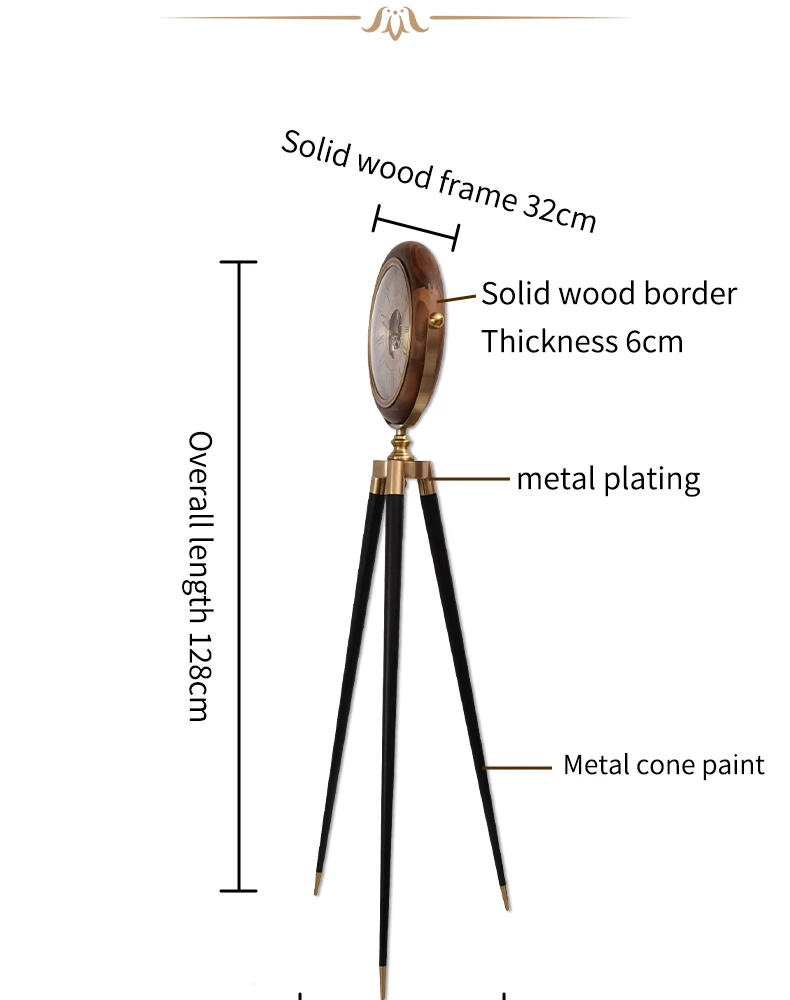 Floor Clocks Grandfather Clock Standing Clock Solid Wooden High Grade ...