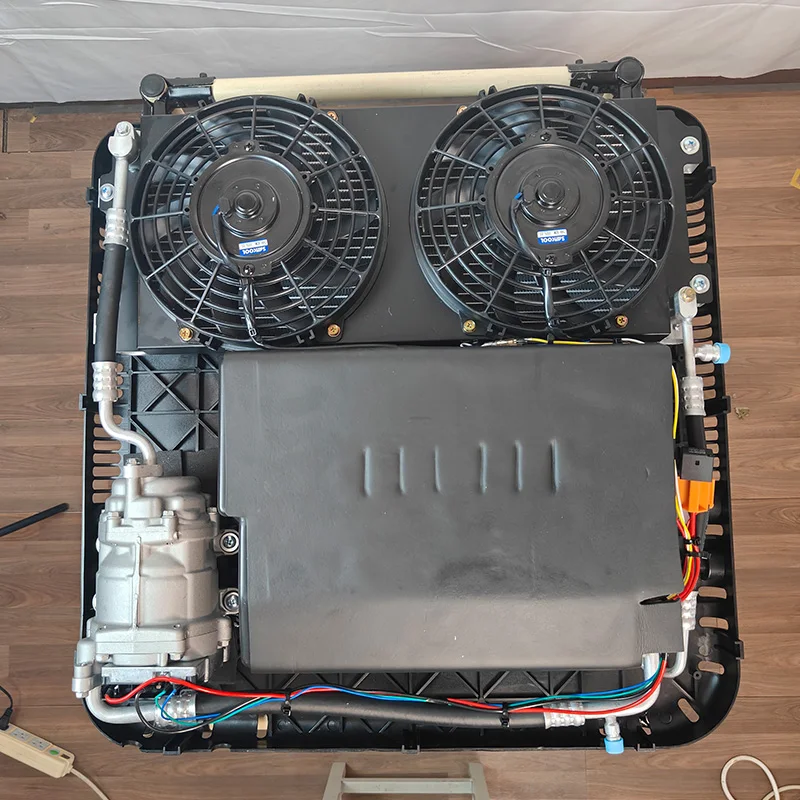 Automatic Rooftop Double Fan Truck air 12v 24v Car air Conditioner ...