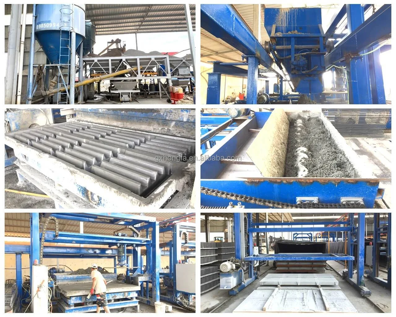 Goat Precast Concrete Slat Floor Making Machine for Pig Farms