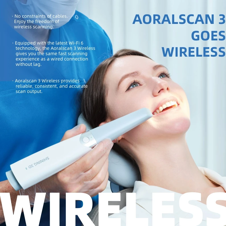 Aoralscan 3 Wireless Dental 3d Digital Oral Scanner Shining 3d Dental ...