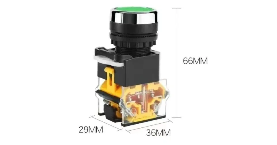 La38-203/209b Push Button Switch Emergency Stop Switch 22mm Momentary ...