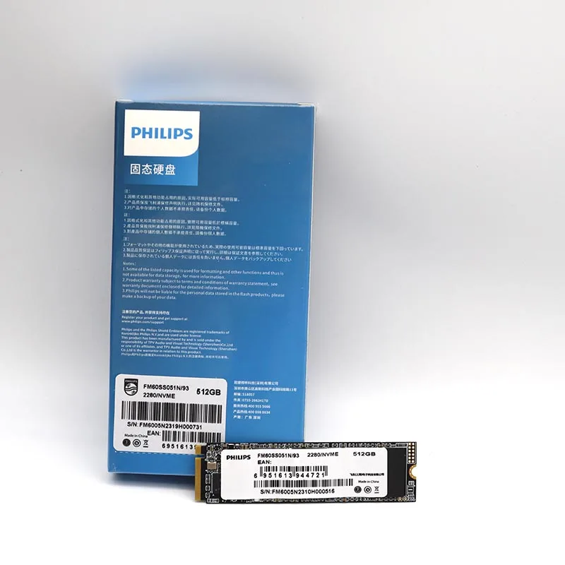 Original Genuine Philips Ssd M.2 Nvme Pcie 4.0 3.0 7000mb/s 3d Tlc 2tb ...