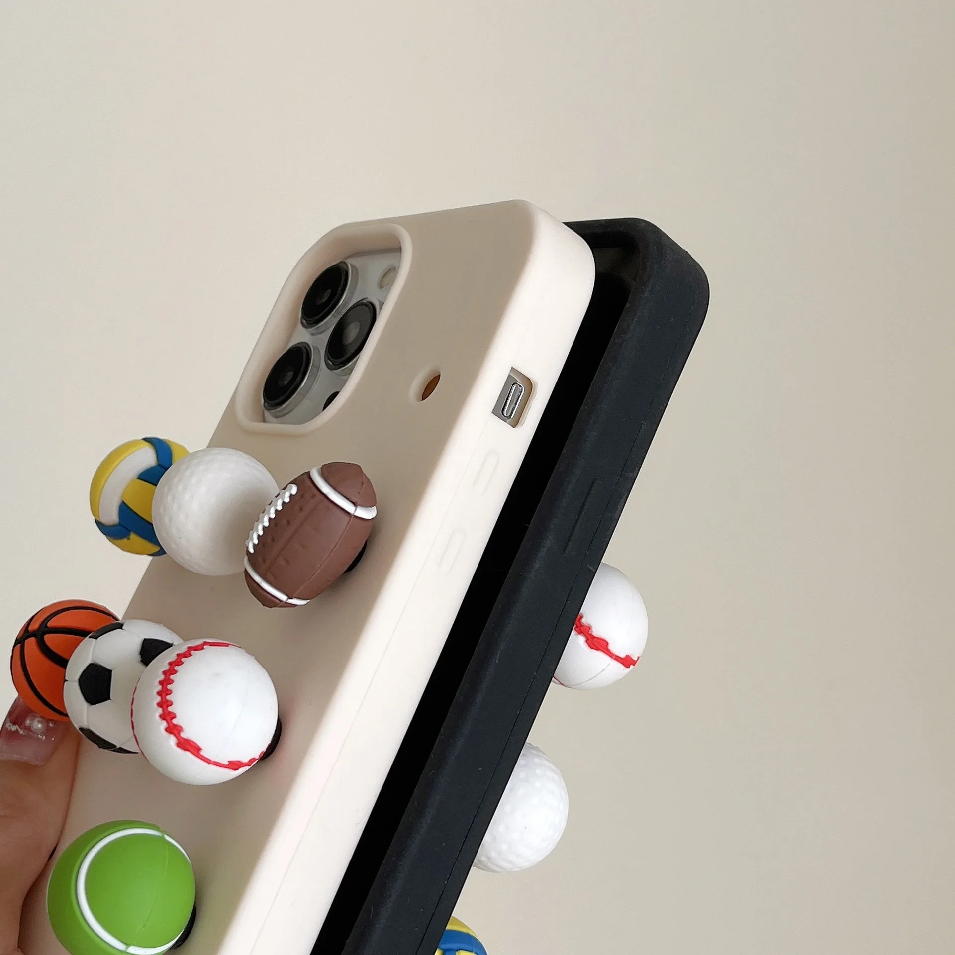 Fashionable Shockproof Diy 3d Soft Silicone Hole Mobile Phone Case ...