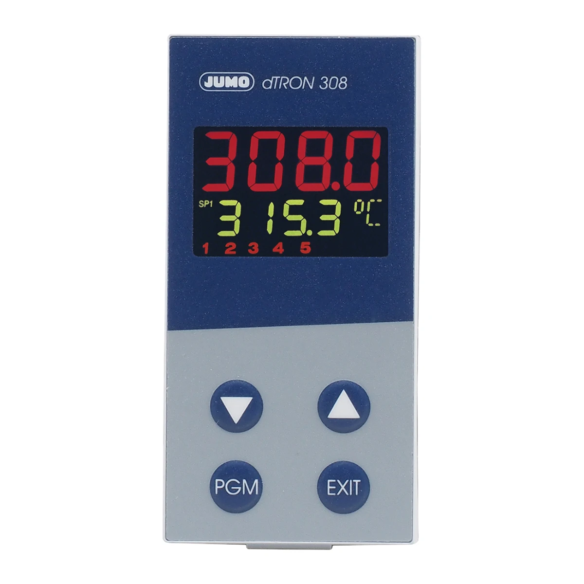 Jumo dTRON PID Temperaturregler, 5 x Analog Ausgang, 110 → 240 V ac, 96 ...