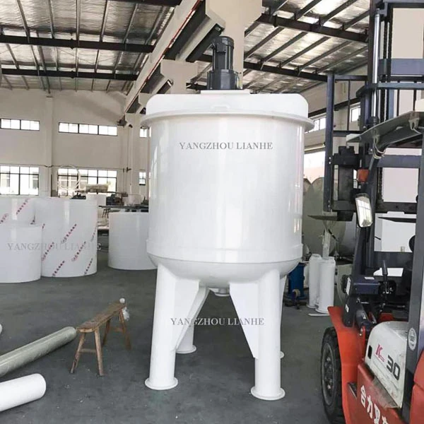 Durable PP /PVC/HDPE Reactor with Stirrer 65RPM Mixing tank with ...