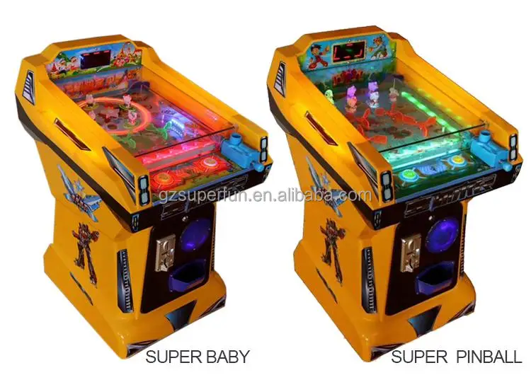 Coin Operated Games Pinball Game Machine Arcade Games Machine For Kids ...