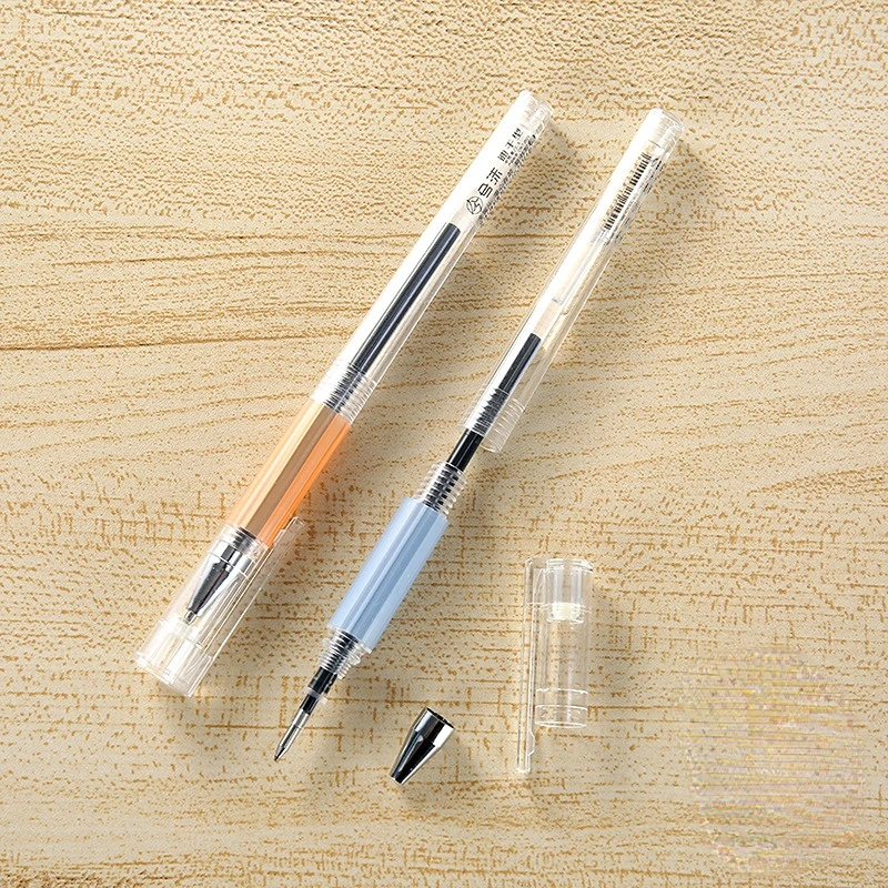 Cute Transparent Splicing Pen Holder Neutral Pen Creative Pulling ...