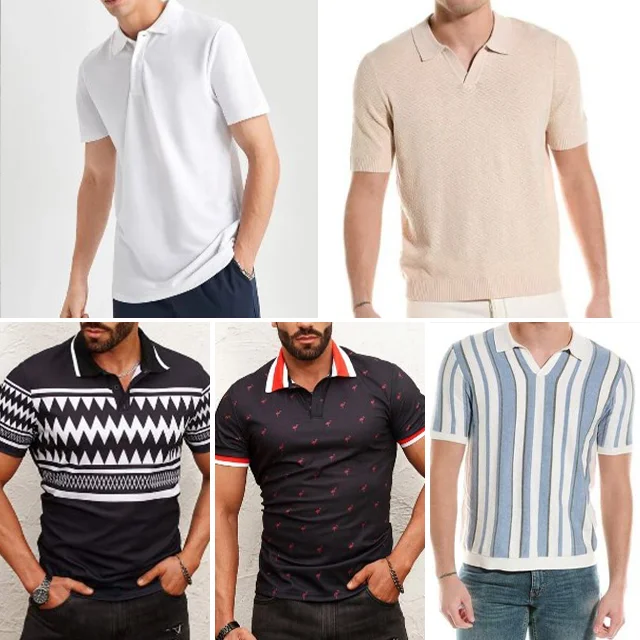 New Design Men's Short Level Polo Shirts Wholesale Polo Shirts Slim Fit ...