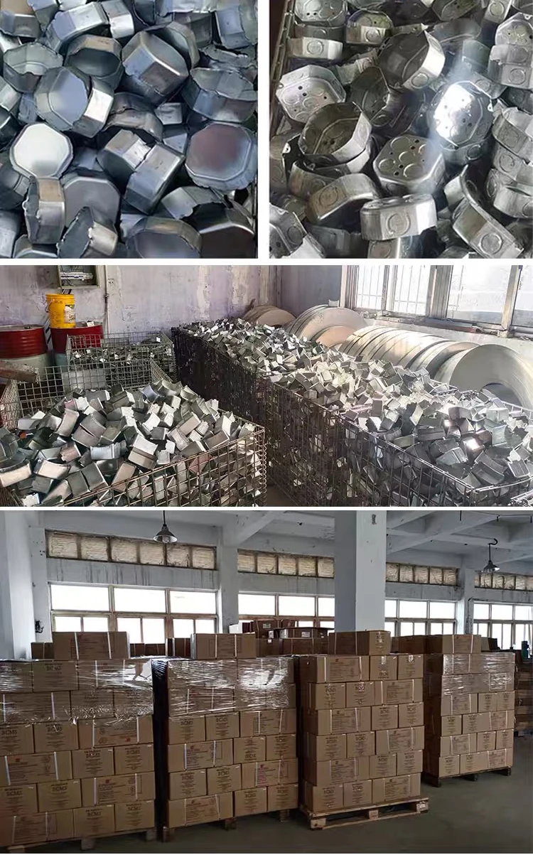 4" Octagon Drawn Box And Extensions - 1-1/2" Deep - Buy Box And ...