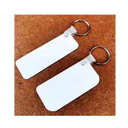 Hot Sales White Blank Printable Sublimation Aluminum Keychain Tags ...