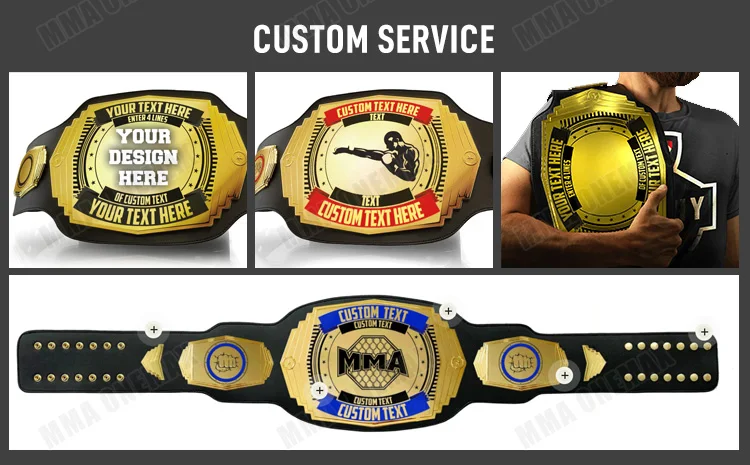 Custom WWF Championship Belts - WBC Boxing & Taekwondo
