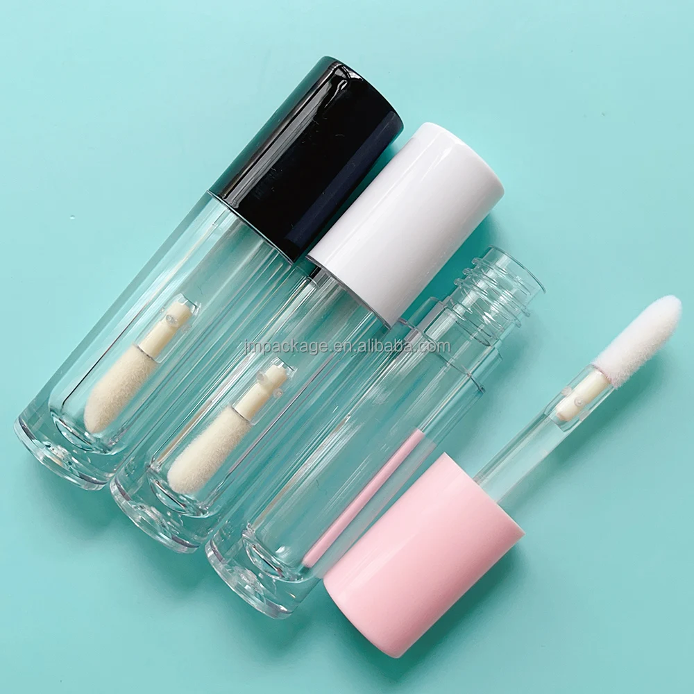 JIE MEI Stock MOQ 100PCS 5ML Big Wand Lip Oil Bottle Wholesale