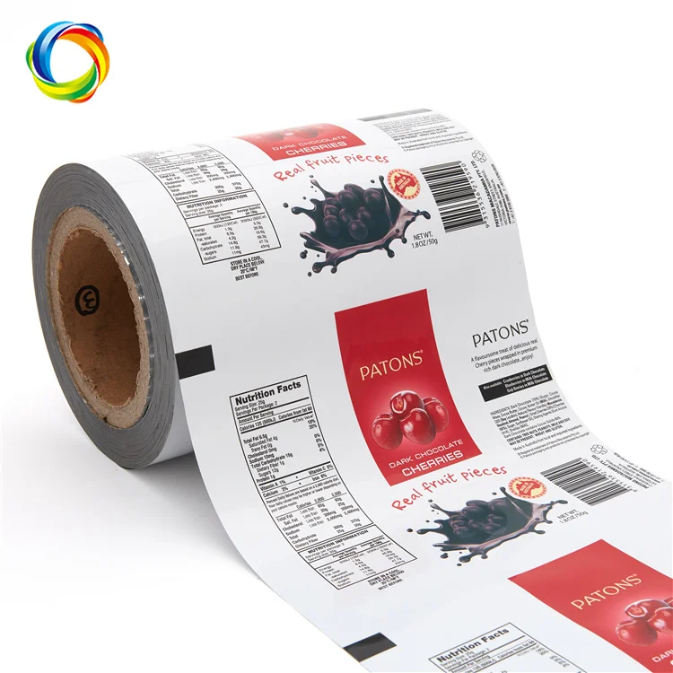 Chocolate Bar Wrapper Food Packaging Film Rolls Aluminum Film Rolls ...