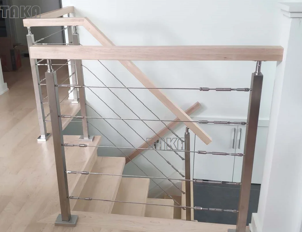 Outdoor Stainless Steel Cable Railing Wire Rope For Deck Or Stair - Buy ...