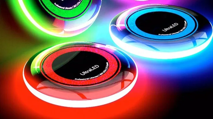 175g Frisbeed Custom Logo Smart Led Flying Disc Outdoor Sport Flying ...