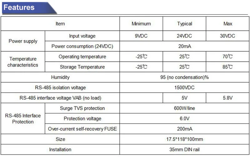 Intelligent RS485 CAN bus bus isolator module repeater isolation grid ...