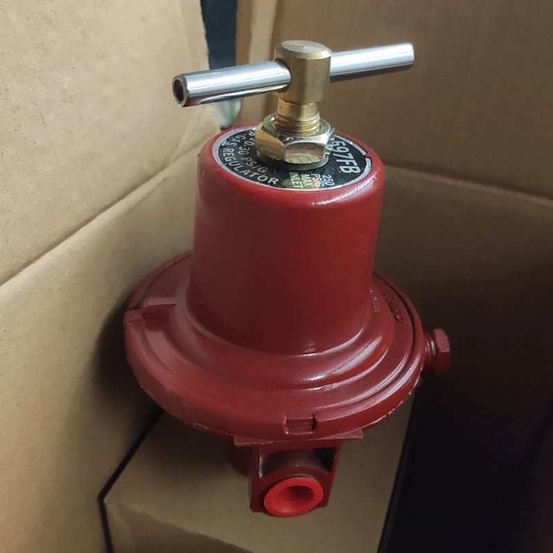 REGO 597FB液化石油气燃烧器丙烷气体调节器第一级高压减压阀工业管道流量控制68千克/h| Alibaba.com