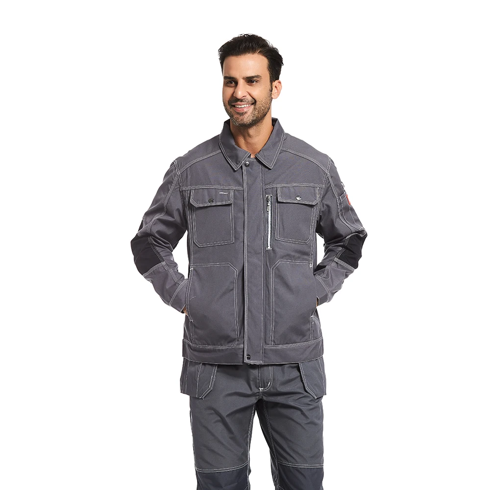 Flame Resistant Heavy Duty Canvas Welding Work Jacket Heavyweight Duck ...
